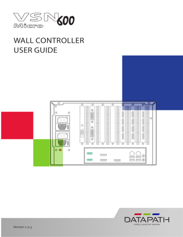 Datapath VSN 600 MICRO User Manual | Manualzz