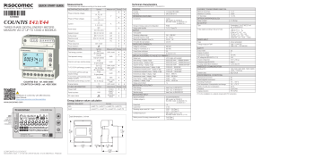 Socomec COUNTIS E4x Quick Start | Manualzz