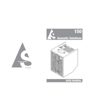 ACOUSTIC SOLUTIONS 150 User Manual | Manualzz