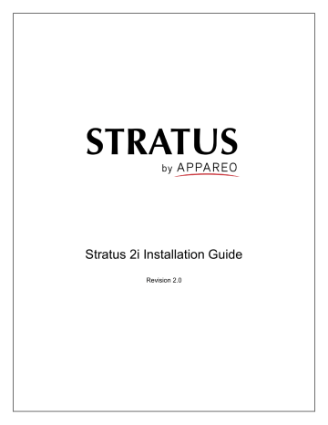 Appareo Stratus 2i Installation Manual | Manualzz
