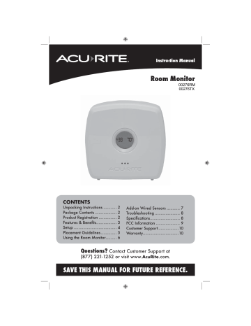 ACU-RITE 00276RM Instruction Manual | Manualzz
