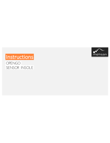 Moticon OpenGo Instructions Manual | Manualzz