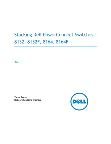 Dell PowerConnect 8132, PowerConnect 8164 Manual | Manualzz