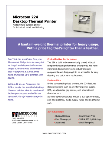 Microcom 224 Quick Manual | Manualzz
