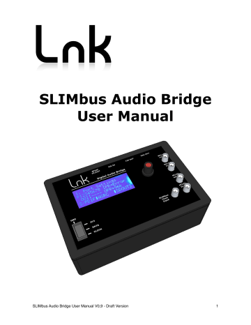 Lnk SLIMbus User Manual | Manualzz