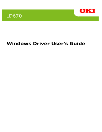Oki LD670 Label Printer User's Guide | Manualzz