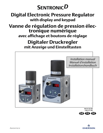 AVENTICS Series 608-609 Sentronic D Installation Manual | Manualzz