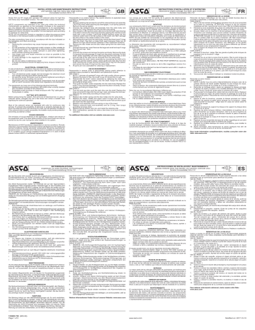 Asco Series 344 3/8 Single Solenoid Instruction manual | Manualzz