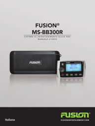 Fusion MS-BB300R - Owner's manual, Installation instructions, Quick ...