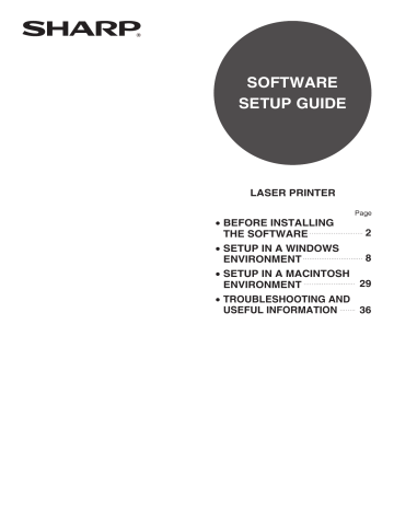 MAC OS X. Sharp MX-M350U, MXM350U | Manualzz