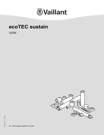 Vaillant ecoTEC sustain flue Installation Instructions | Manualzz