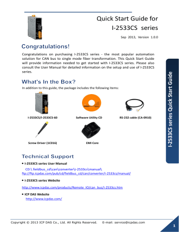 ICP I-2533CS-B Quick Start | Manualzz