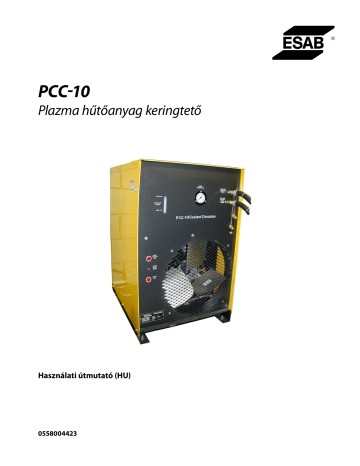 ESAB PCC-10 Plasma Coolant Circulator Instruction manual | Manualzz