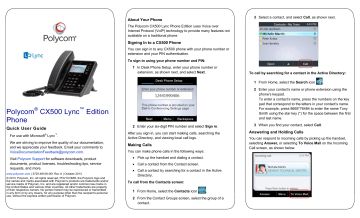 Poly CX500 User Guide | Manualzz