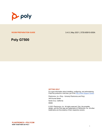 Poly G7500 Guide | Manualzz