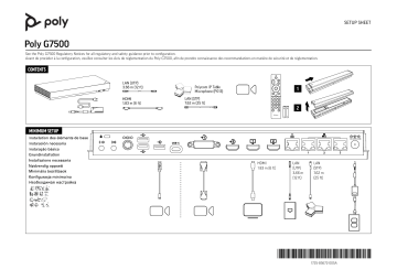 Poly G7500 Setup Sheet | Manualzz
