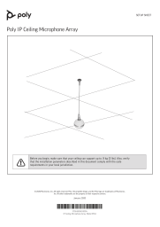Poly G7500 - Setup Sheet, User guide, User Guide