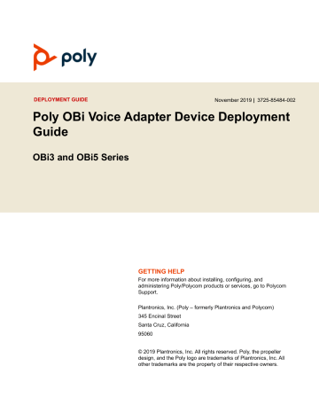 Poly OBi508 Deployment Guide | Manualzz