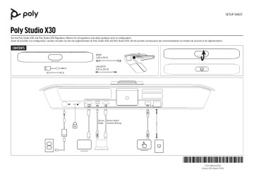 Poly Studio X30 Setup Sheet - Download and Read Online | Manualzz