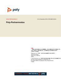 Poly Studio X50 - Setup Sheet, Quick Start, Reference guide