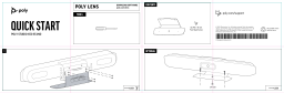 Poly Studio X50 - Setup Sheet, Quick Start, Reference guide