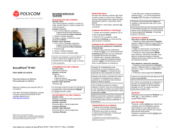 Poly SoundPoint IP 601 Guia de usuario | Manualzz