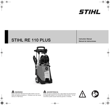 Stihl RE 110 PLUS Pressure Washer Instruction Manual | Manualzz