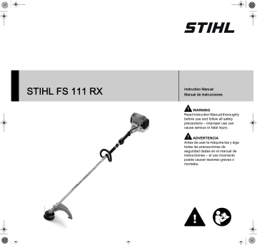 Stihl FS 111 RX Trimmer Instruction Manual | Manualzz