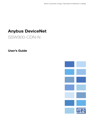 WEG SSW900 Anybus DeviceNet User's manual | Manualzz