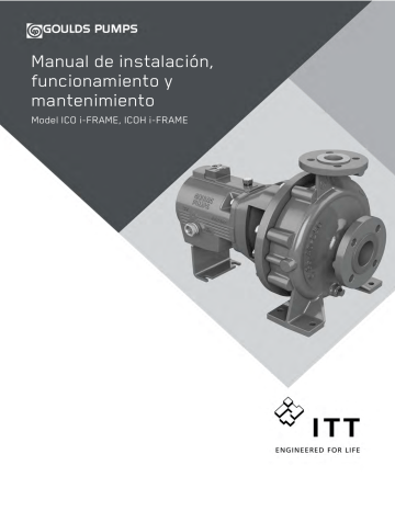 ITT Goulds Pumps ICO Instrucciones de operación | Manualzz