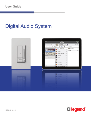 Legrand Digital Audio User Guide | Manualzz