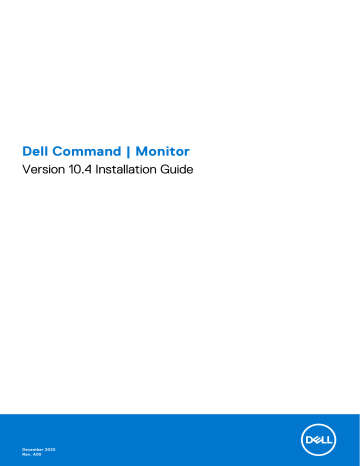 Dell Monitor Command Owner's Manual | Manualzz