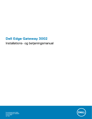 Dell Edge Gateway 3000 Series User's Guide | Manualzz