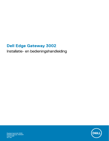 Dell Edge Gateway 3000 Series User's Guide | Manualzz