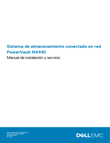 Dell EMC NX440 storage El manual del propietario | Manualzz