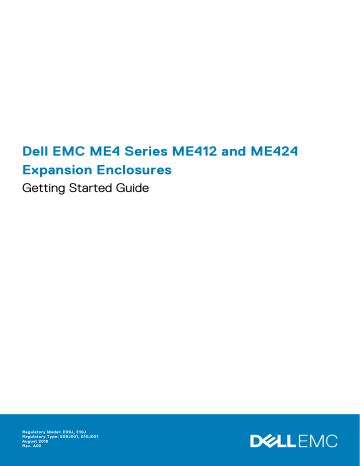 Dell EMC PowerVault ME424 Expansion storage Quick Start Guide | Manualzz
