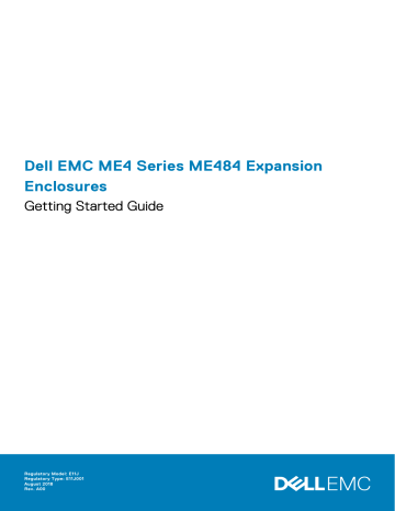 Dell EMC PowerVault ME484 storage Quick Start Guide | Manualzz