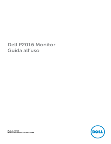 Dell P2016 electronics accessory User's Guide | Manualzz