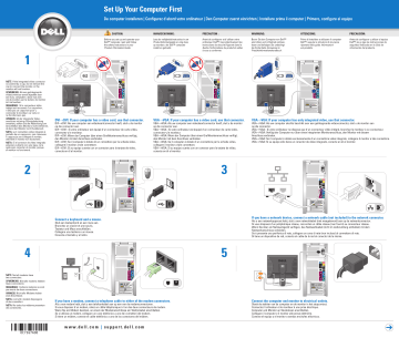 Dell Dimension 5000 desktop Schnellstartanleitung | Manualzz
