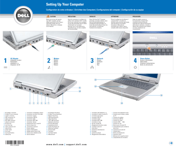 Dell Inspiron 5160 laptop Schnellstartanleitung | Manualzz