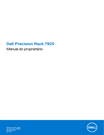 Dell Precision 7920 Rack workstation Manual do proprietário | Manualzz
