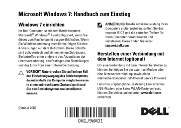 Dell Studio Slim D540S desktop User's Guide | Manualzz