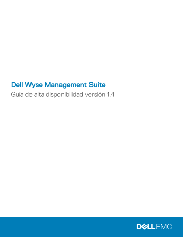 Dell Wyse Management Suite software Guia de referencia | Manualzz