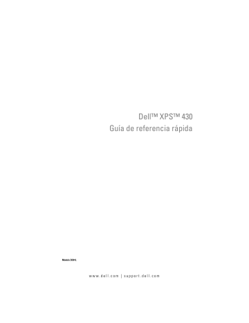 Dell XPS 430 desktop Guía de inicio rápido | Manualzz
