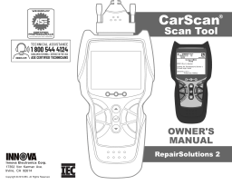 Innova 5100RS - Owner's manual