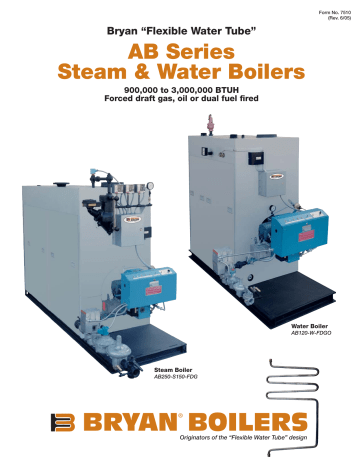 Bryan Boilers AB200-W Brochure & Specs | Manualzz