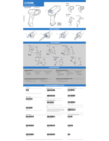 Zebra LS3408 Quick Start Manual | Manualzz