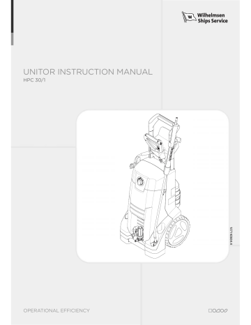 Unitor HPC 30/1 Instruction Manual | Manualzz