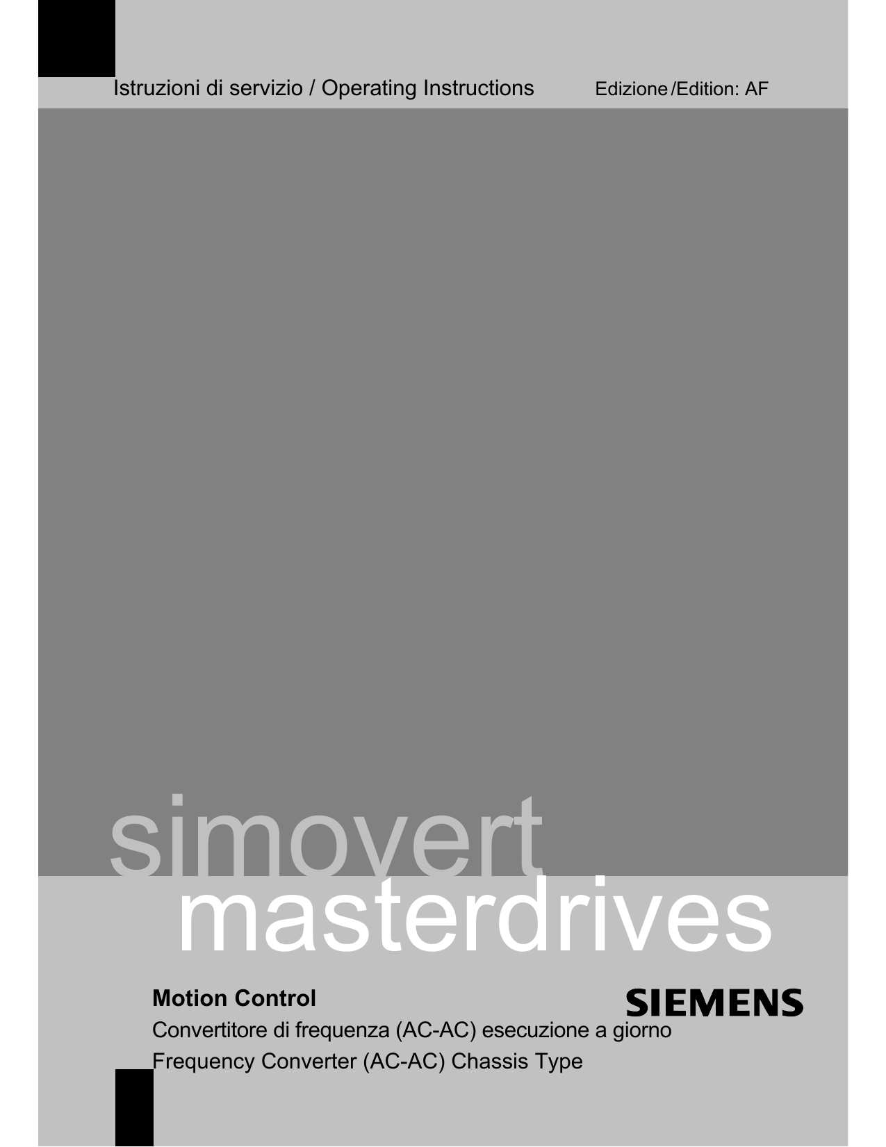 Faults And Alarms; Faults Siemens SIMOVERT MASTERDRIVES, 43% OFF