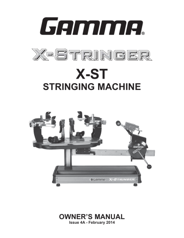 Gamma Progression ST II, X-ST Owner's Manual | Manualzz